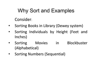 9.Sorting & Searching | PPTX | Programming Languages | Computing