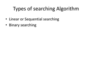 9.Sorting & Searching | PPT