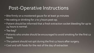 Management of Post-Operative Complications | PPT