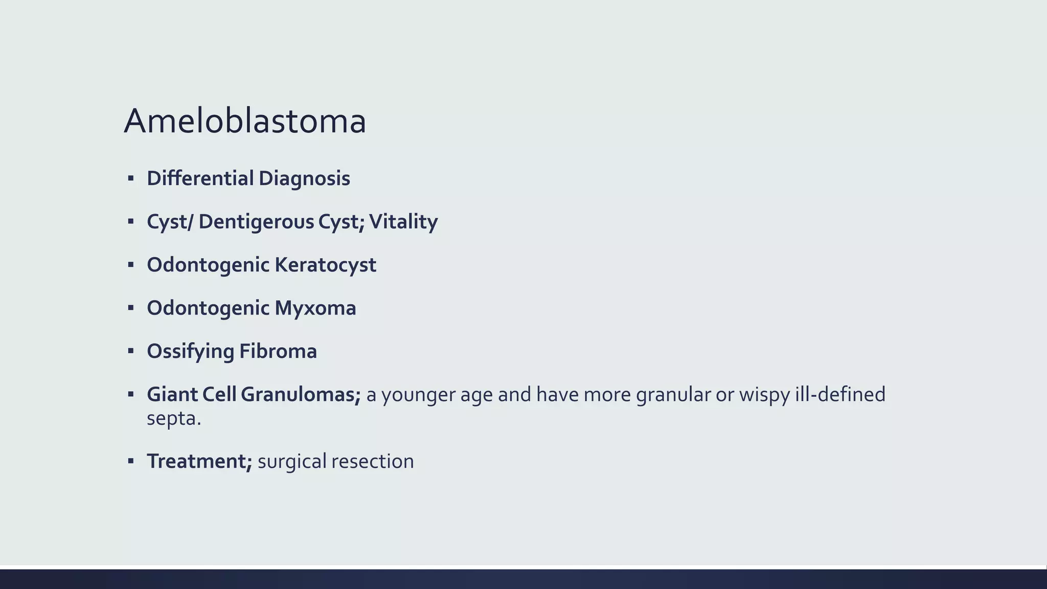 Radiographic Interpretation of Benign Tumors of the Jaws | PPTX