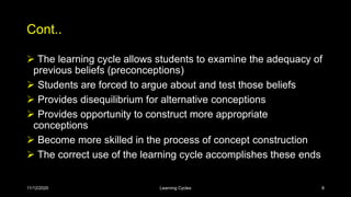 Learning cycles | PPTX