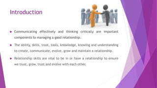 Life Skill - Relationship skill | PPSX