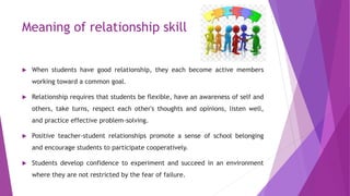 Life Skill - Relationship skill | PPT