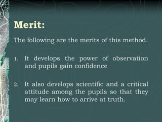 Methods of teaching - Heuristic method | PPSX