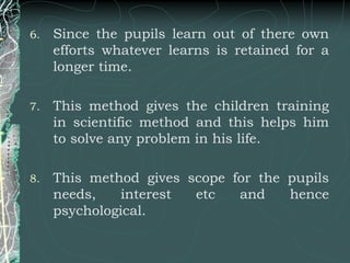 Methods of teaching - Heuristic method | PPSX