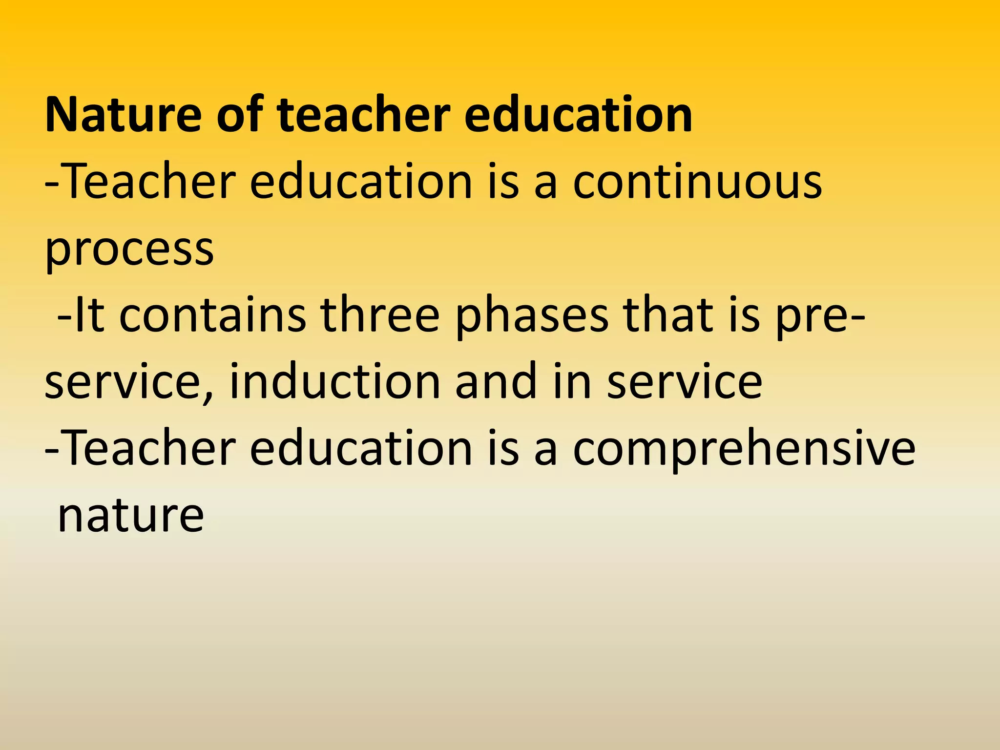 INTRODUCTION TO TEACHER EDUCATION | PDF