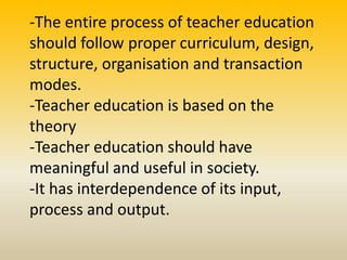 INTRODUCTION TO TEACHER EDUCATION | PDF