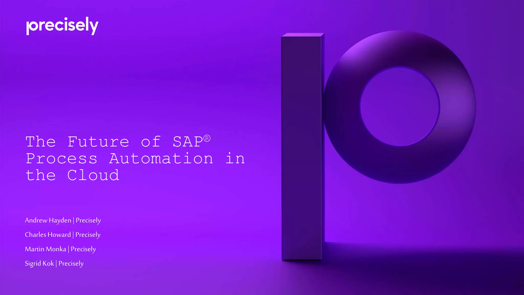 The Future of SAP® Automation in the Cloud | PPTX