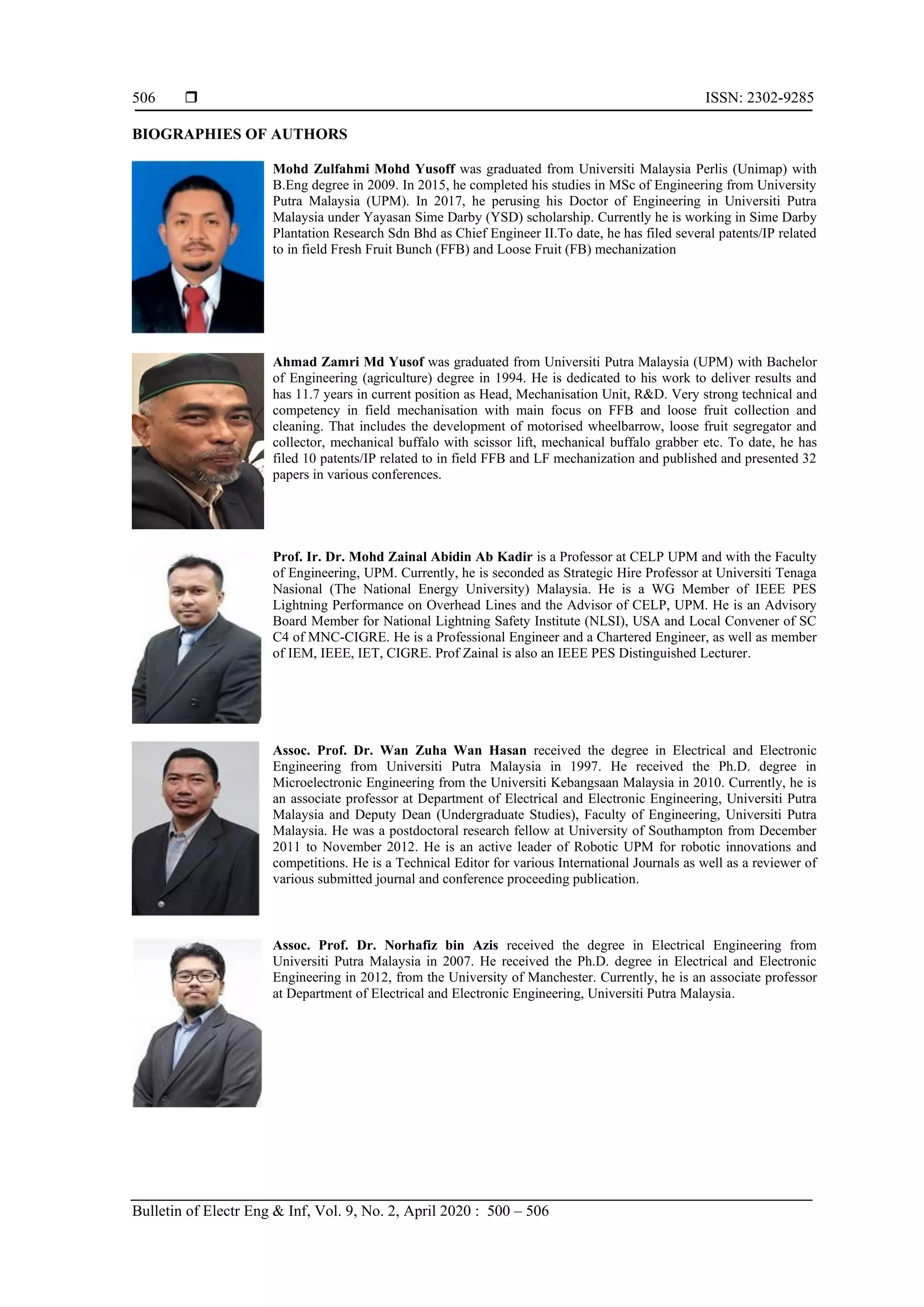 Development of integrated loose fruit collector machine for oil palm ...