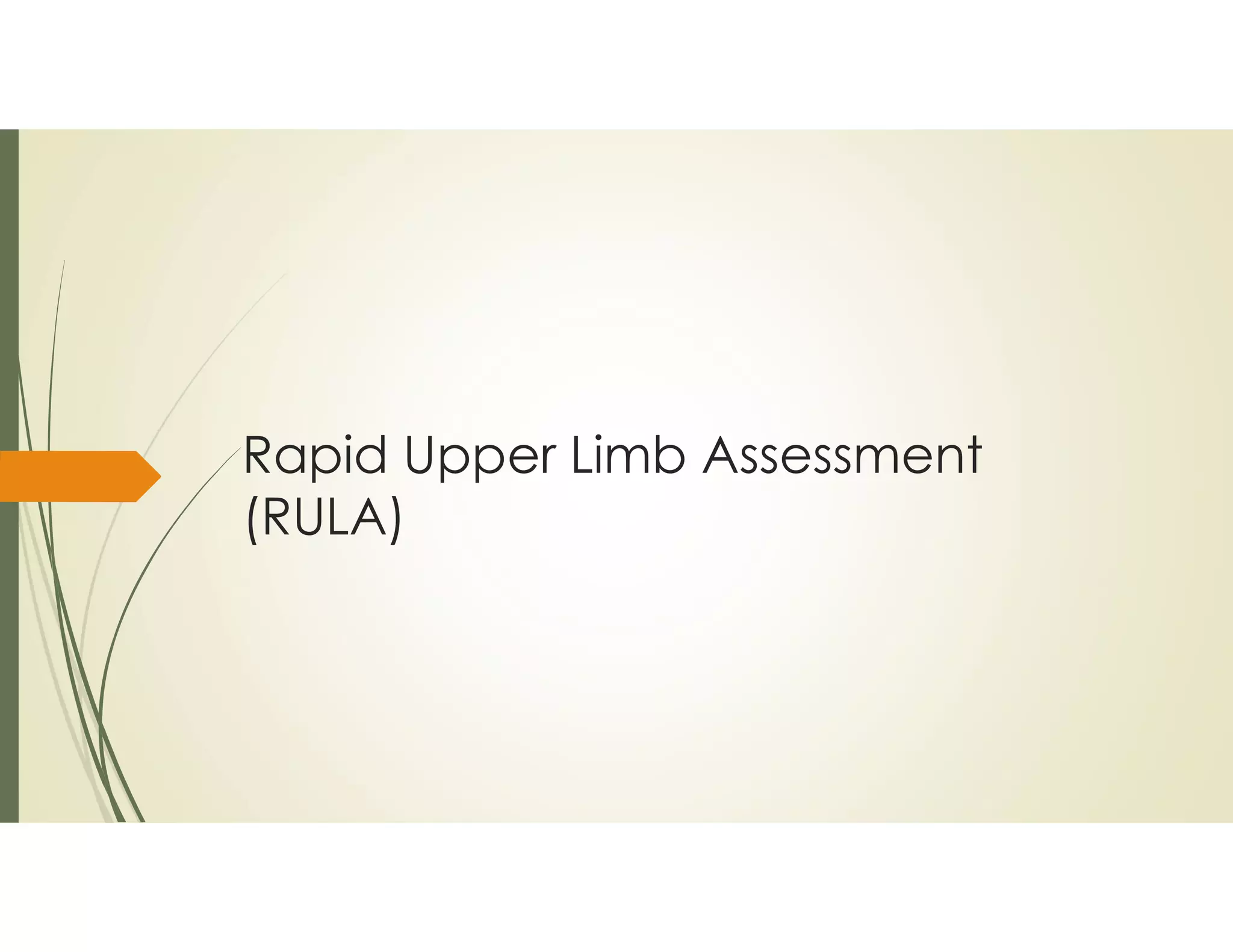 ANALISIS POSTUR KERJA RULA REBA OWAS QEC - ERGONOMI | PDF