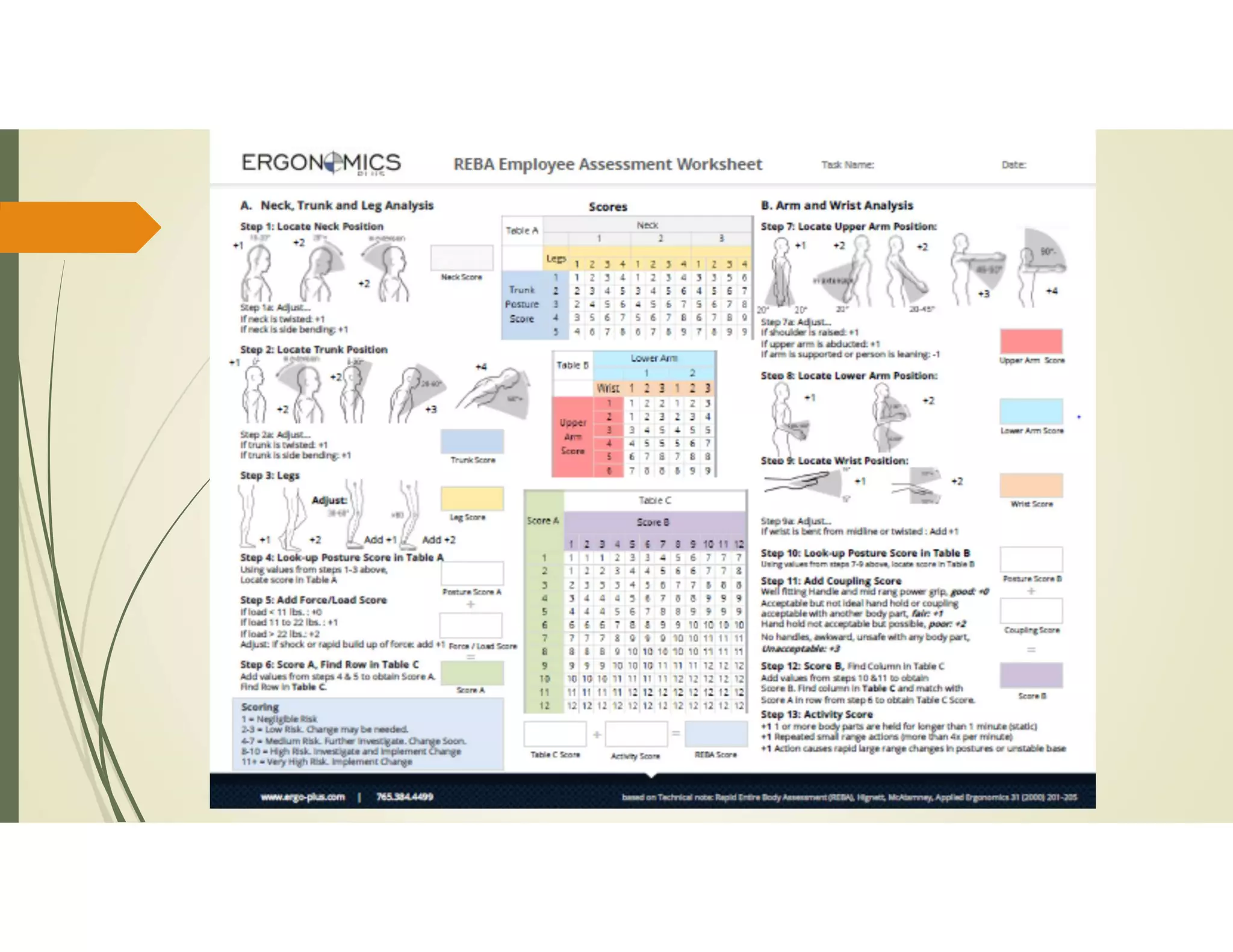 ANALISIS POSTUR KERJA RULA REBA OWAS QEC - ERGONOMI | PDF