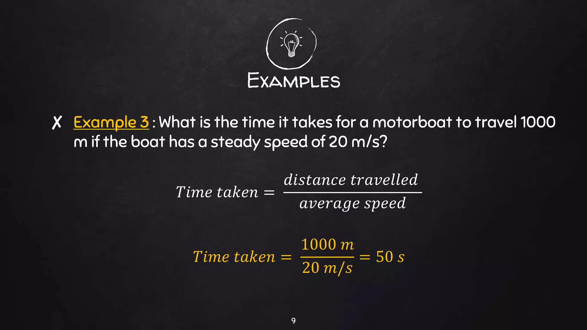 9.2-more about speed equation | PPT