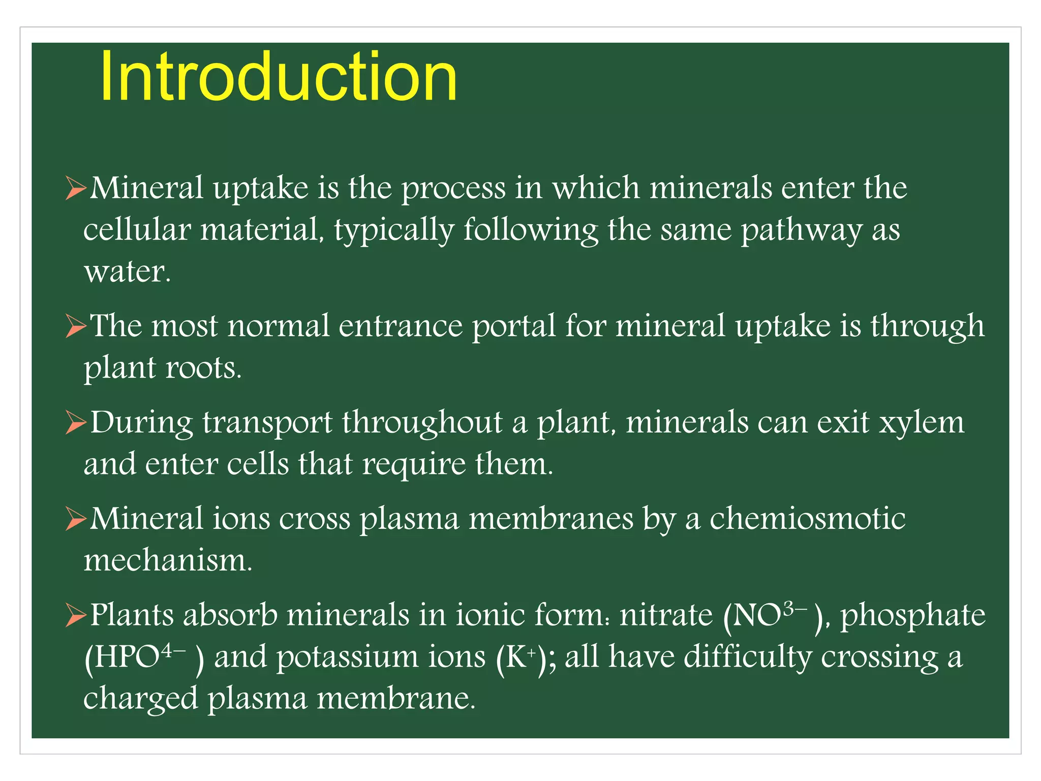 Nutrient uptake | PPTX