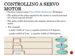 servo motor, servo systems, Types of Servo motor, Controlling a servo ...