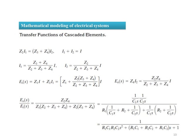 modeling of system electrical, Basic Elements Modeling-R,L,C Solved ...