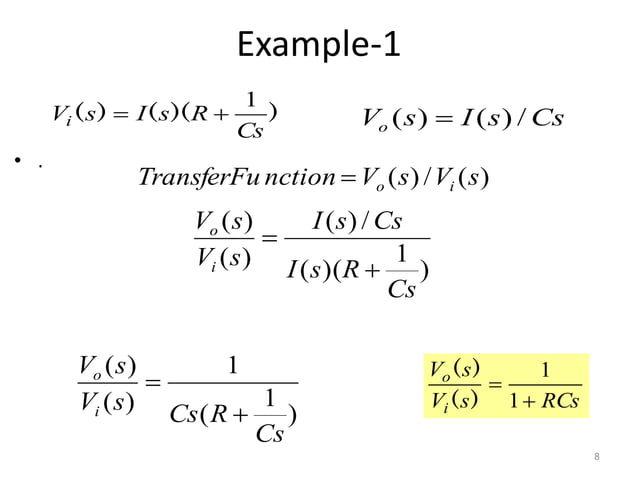 modeling of system electrical, Basic Elements Modeling-R,L,C Solved Examples with RLC circuit L ...