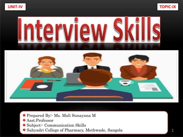Interview Skills | PPT