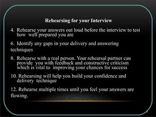 Interview Skills | PPTX