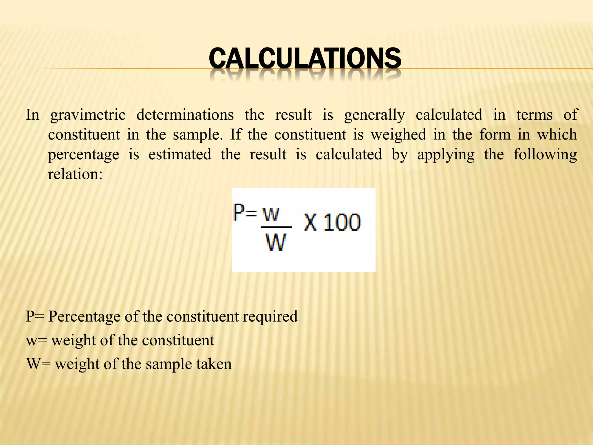 9.gravimetric analysis | PPTX