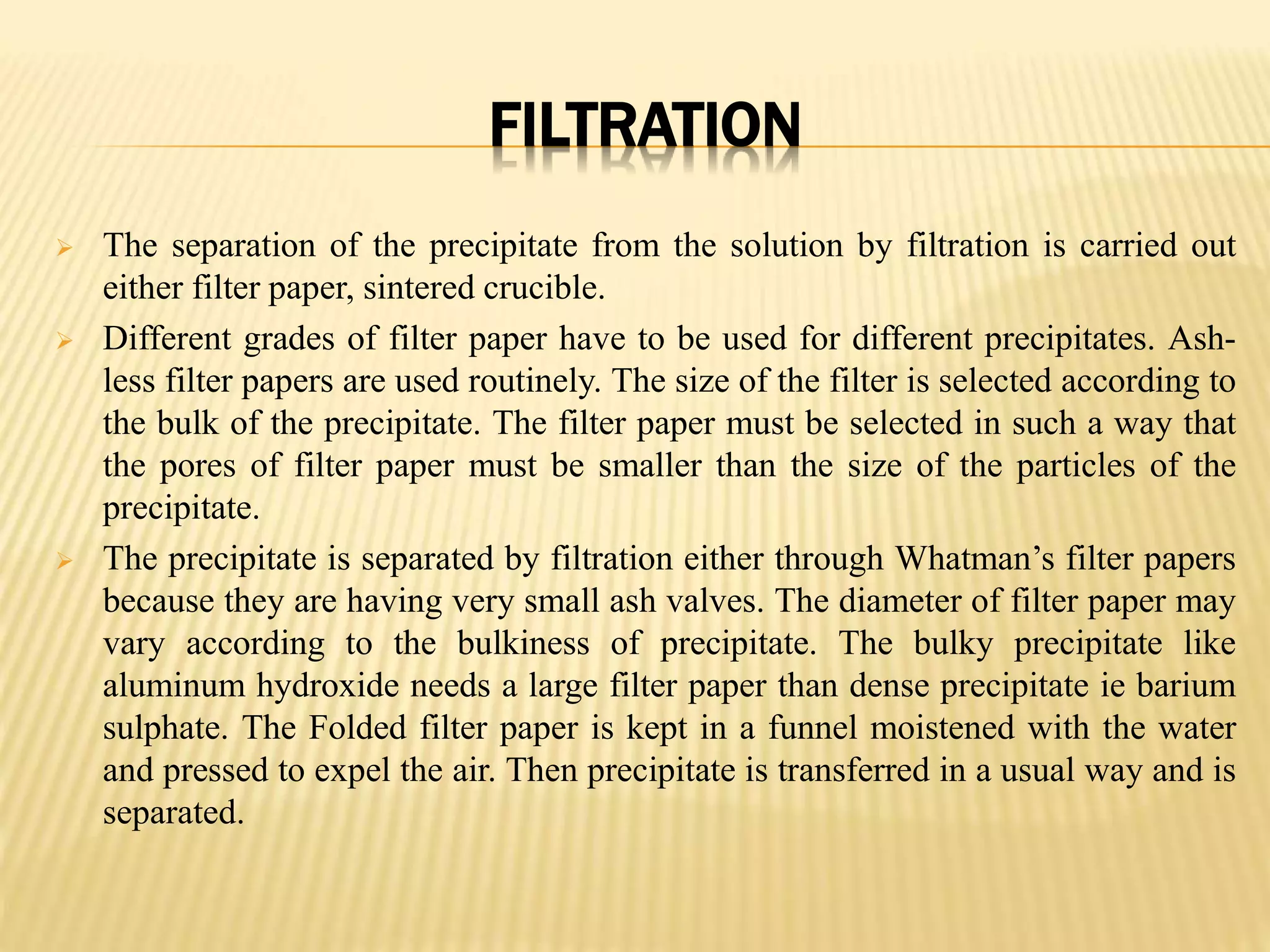 9.gravimetric analysis | PPTX