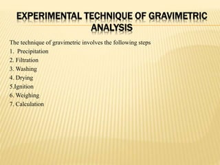 9.gravimetric analysis | PPT