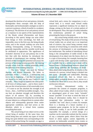 BEING IS A FUNDAMENTAL CATEGORY OF PHILOSOPHY | PDF