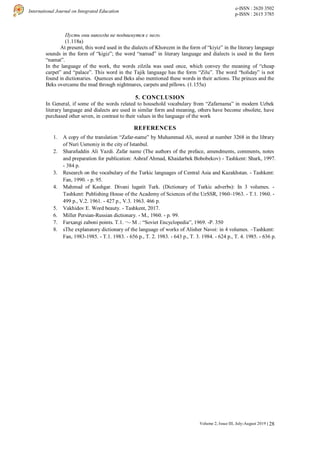 About domestic lexical features in translation "Zafarnama" expressing ...
