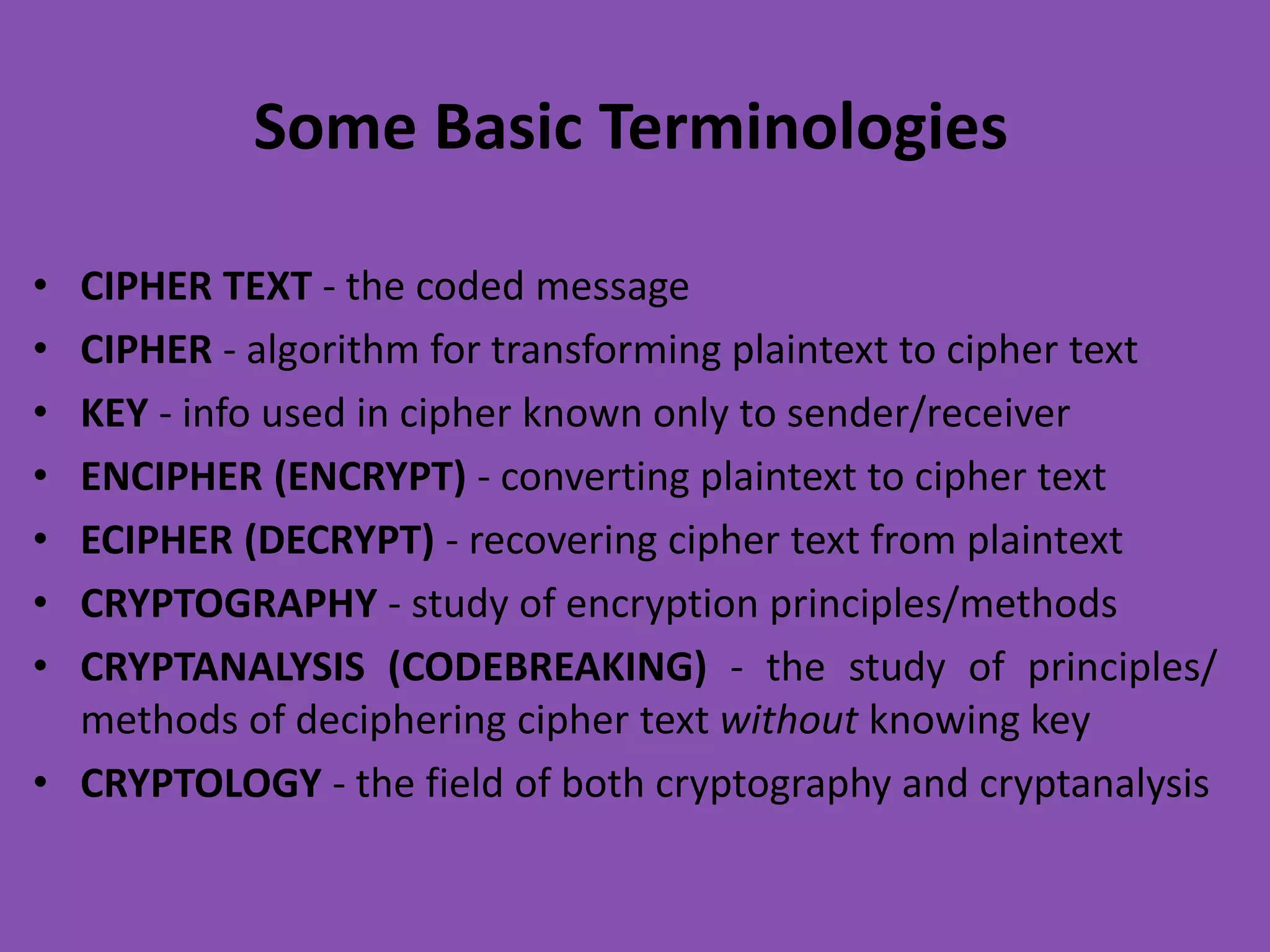CRYPTOGRAPHY | PPT