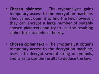 CRYPTOGRAPHY | PPT