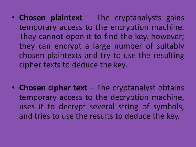 CRYPTOGRAPHY | PPT