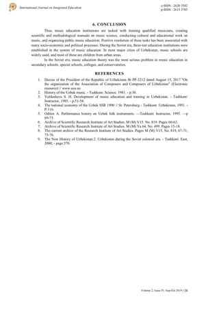 From the history of music education in Uzbekistan | PDF