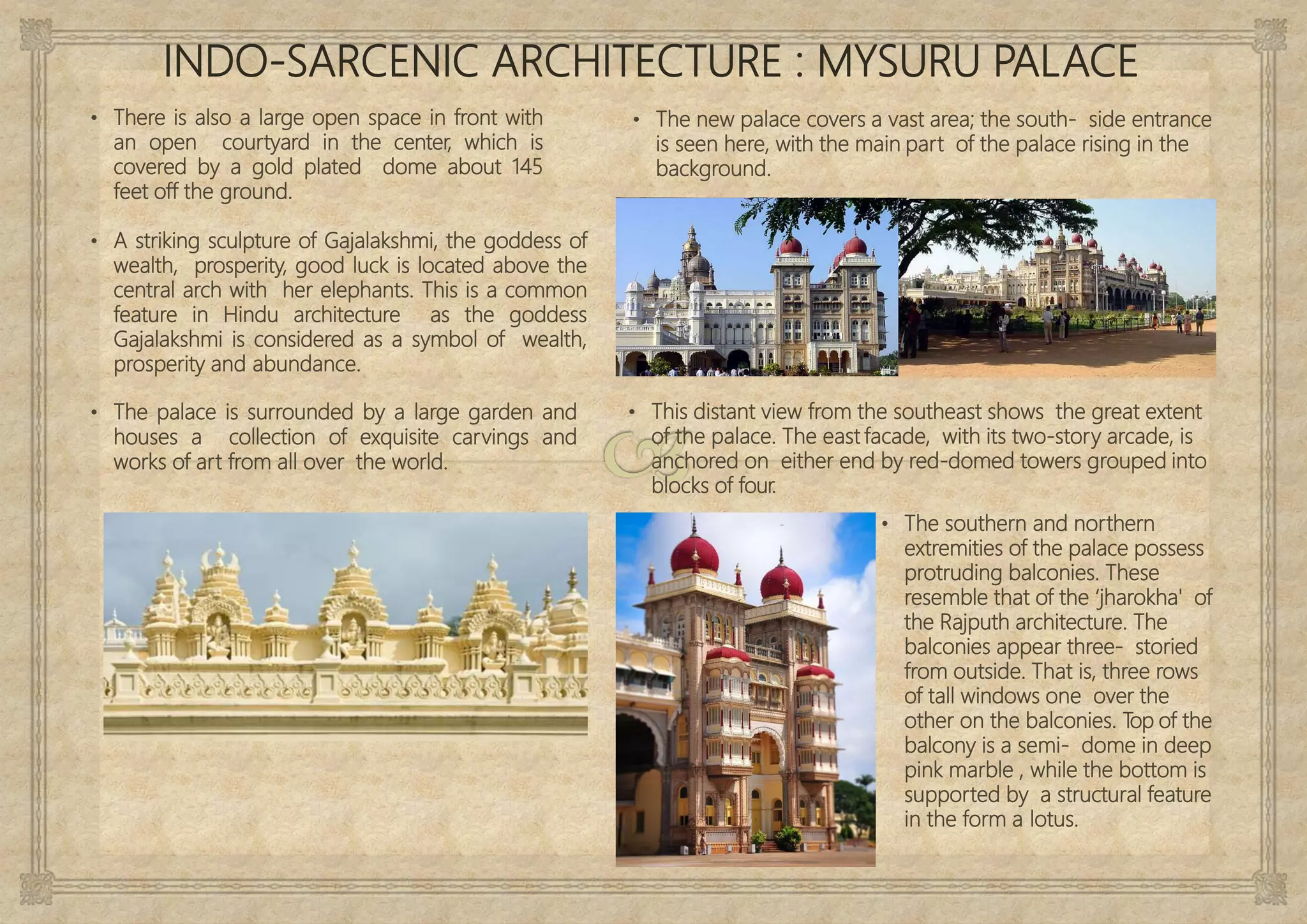 MYSURU PALACE ARCHITECTURE | PPTX