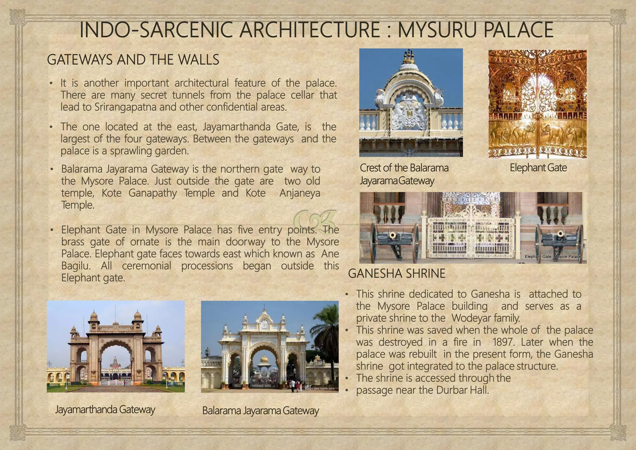 MYSURU PALACE ARCHITECTURE | PPTX