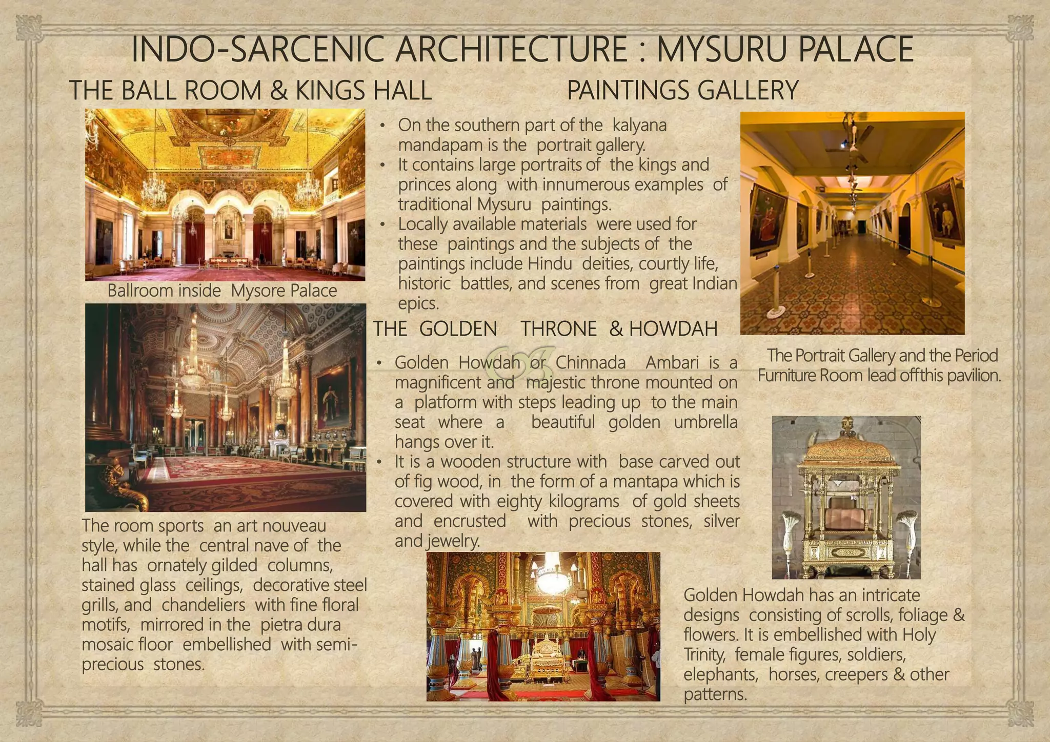 MYSURU PALACE ARCHITECTURE | PPTX