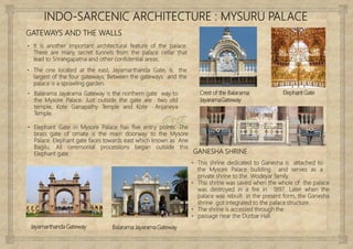MYSURU PALACE ARCHITECTURE | PPTX
