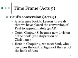 Acts; Chapter 9 | PPT
