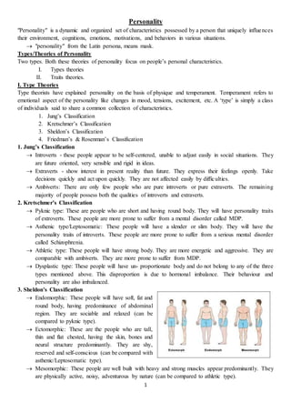 Personality psychology | DOCX