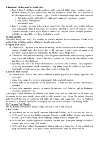 Personality psychology | DOCX