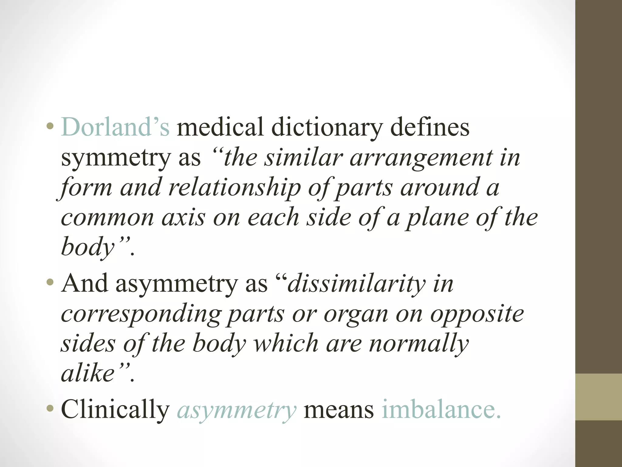 ETIOLOGY AND DIAGNOSIS OF FACIAL ASYMMETRY | PPTX