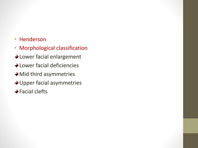 ETIOLOGY AND DIAGNOSIS OF FACIAL ASYMMETRY | PPTX | Dental Health ...