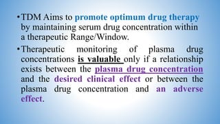 General Introduction on therapeutic drug monitoring | PDF