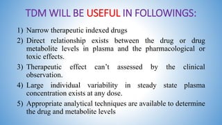 General Introduction on therapeutic drug monitoring | PDF
