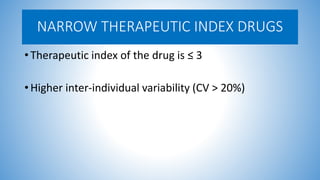 General Introduction on therapeutic drug monitoring | PDF