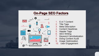 Step 5: On page SEO Optimization | PPTX | Search | Internet