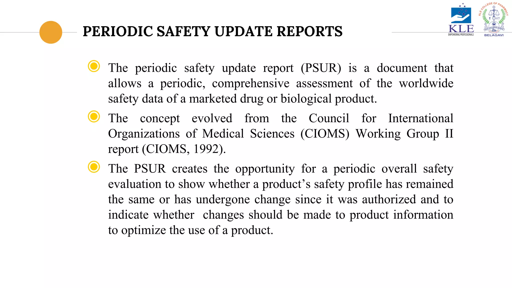 ICH Guidelines for Pharmacovigilance | PDF