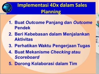 Studi Kasus_Implementasi 4Dx dalam Sales Planning _"Training MARKETING ...