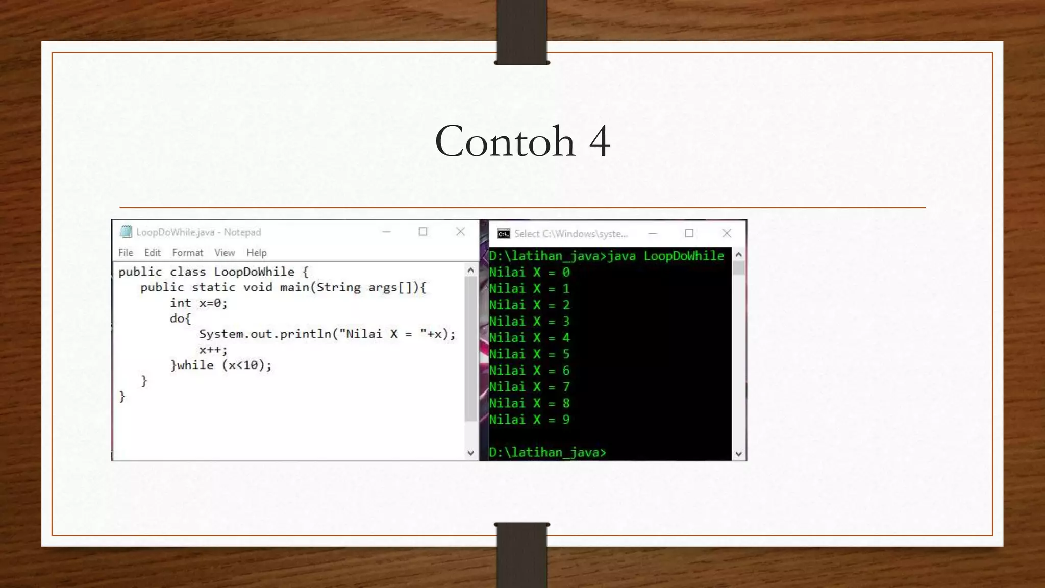 9. algoritma perulangan pada java | PPTX