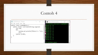 9. algoritma perulangan pada java | PPTX