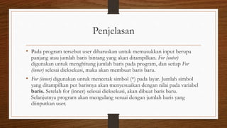 9. algoritma perulangan pada java | PPTX