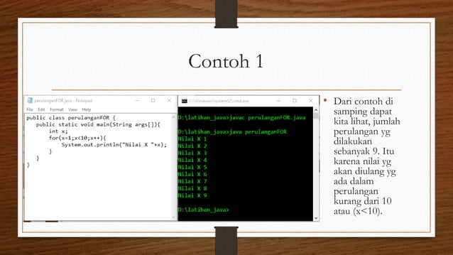 9. algoritma perulangan pada java | PPTX